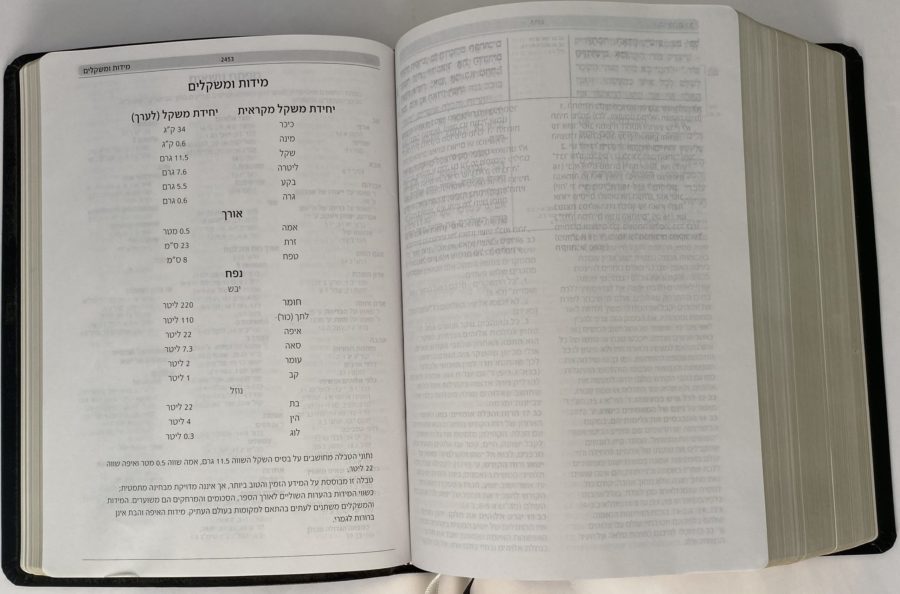 Fire Hebrew Study Bible - Hardcover - Bible Society in Israel